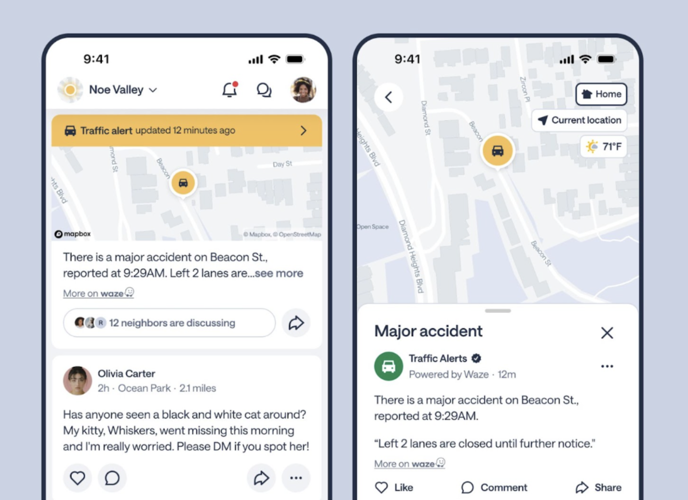 Getting You Where You Need to Go: Waze Partners with Nextdoor Alerts